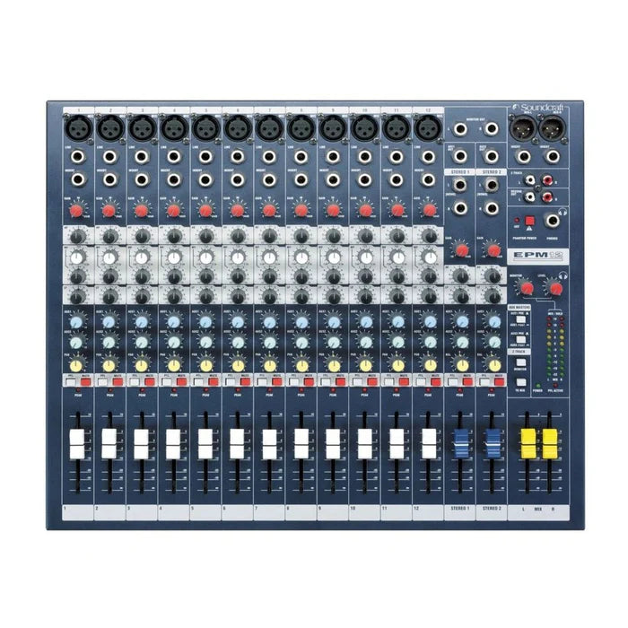 Soundcraft EPM12 12 Channel High-Performance Analog Mixer – Allegro ...
