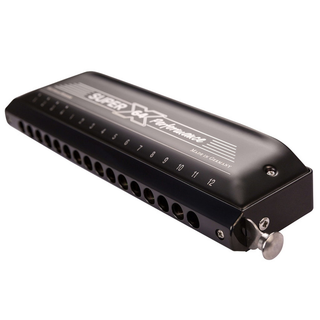Hohner Super 64X Professional Chromatic Harmonica in the Key of C ...