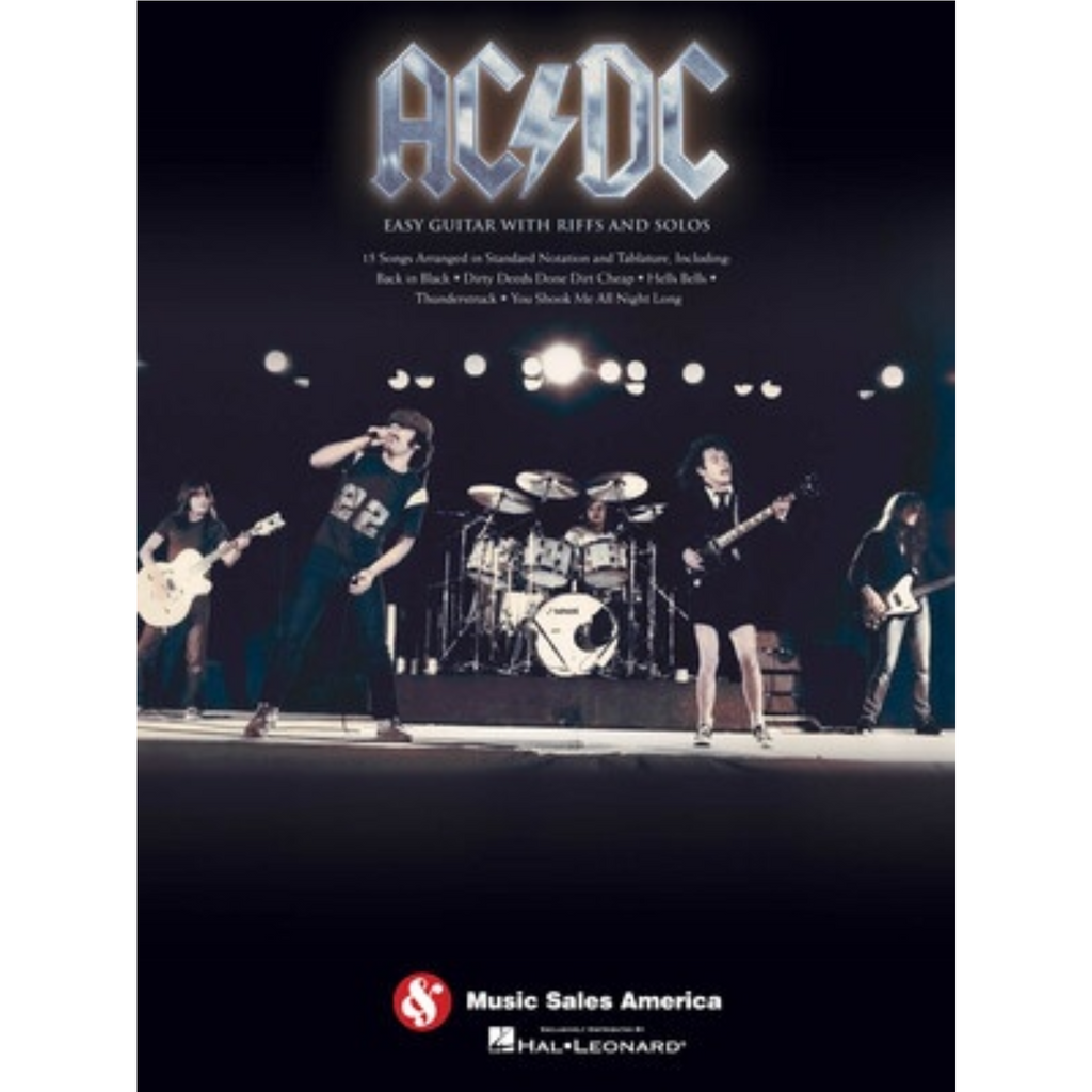 AC/DC Easy Guitar Riffs with Solos – Allegro Education Supplies