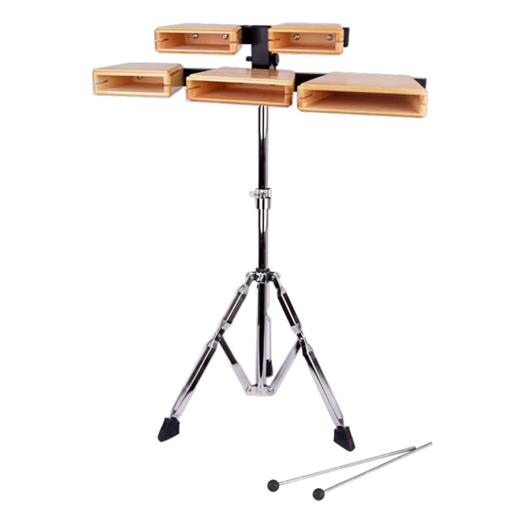 Mano Percussion TDK412 Temple Wood Block Set – Allegro Education Supplies