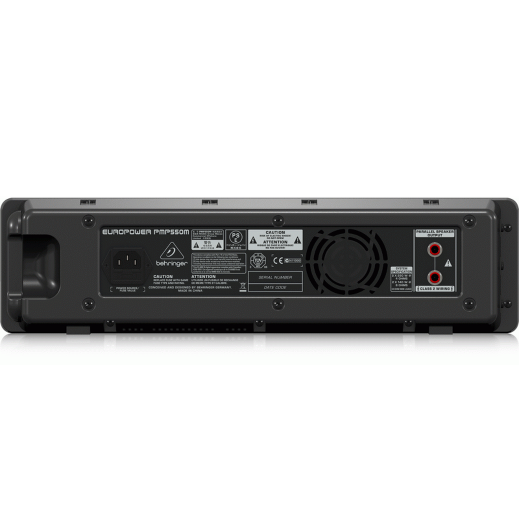 BEHRINGER EUROPOWER PMP550M POWERED MIXER – Allegro Education Supplies
