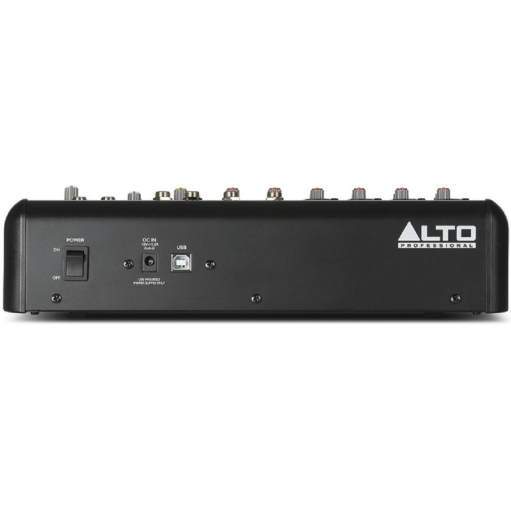 Alto Professional TrueMix 800 8-Channel Mixer With USB & Bluetooth Mul ...