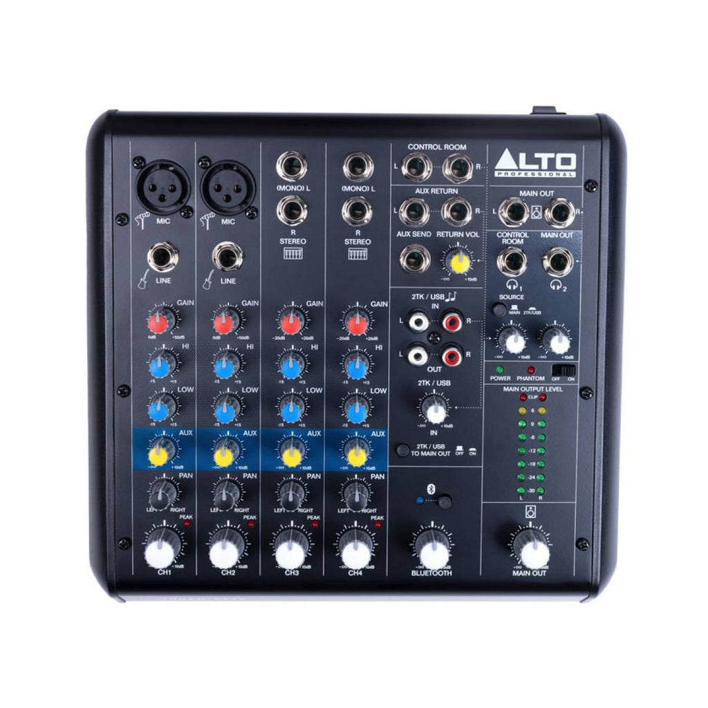 Alto Professional TrueMix 600 6-Channel Mixer With USB And Bluetooth ...